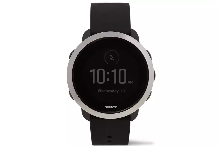 Suunto 3 Fitness Stainless Steel and Silicone Digital Watch