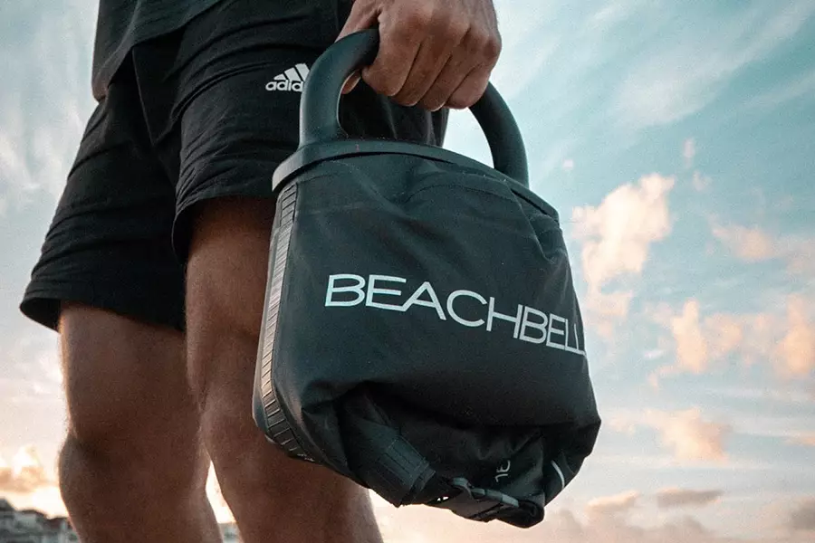 Beachbells Portable Kettle Bells exercici de platja