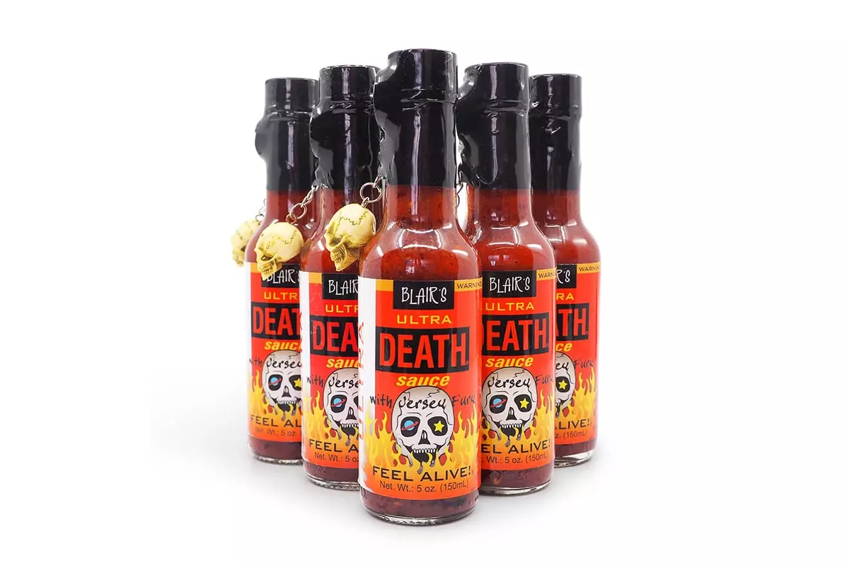 mega death hot saus med flytende raseri