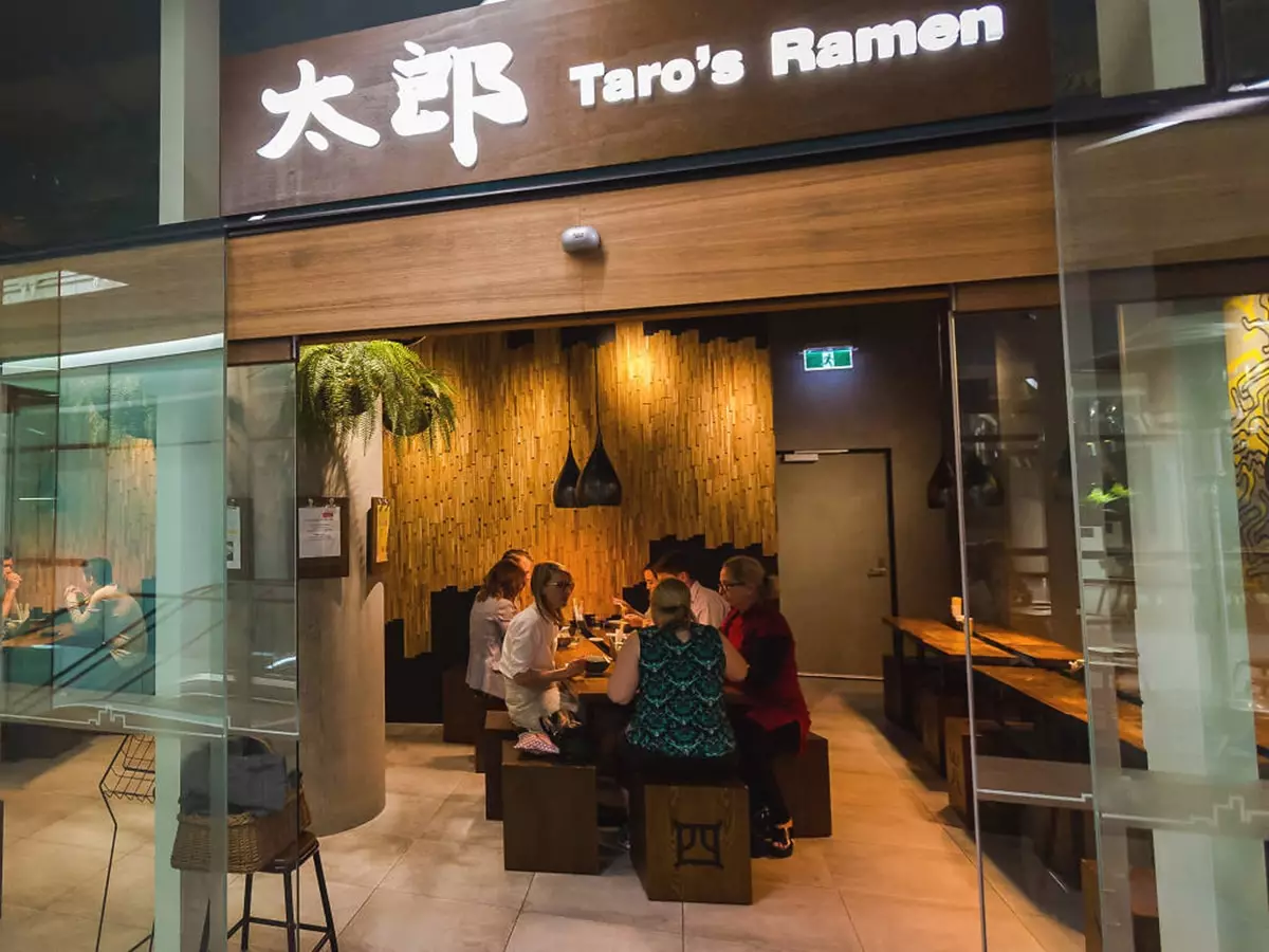 taros ramen wnętrze