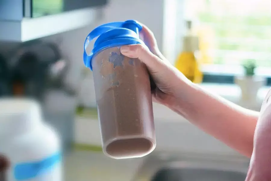 Melhores lanches saudáveis para perda de peso - shake de proteína de soro de leite