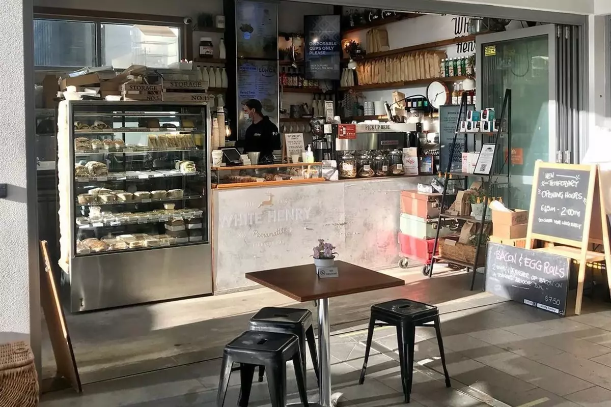 Quán cà phê Parramatta tốt nhất cho Bữa nửa buổi và Bữa trưa White Henry Espresso Bar & Dịch vụ ăn uống