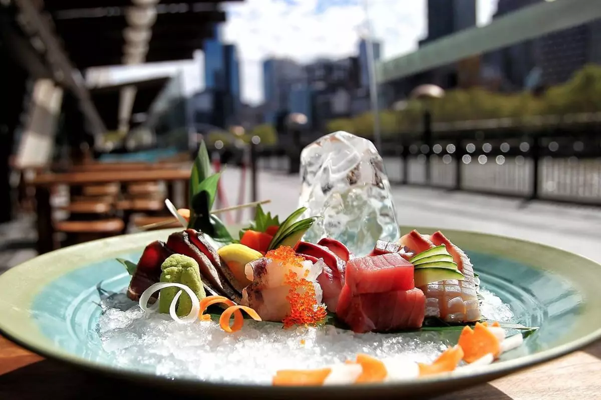 Restoran Sushi paling apik ing Melbourne Saké Restaurant and Bar