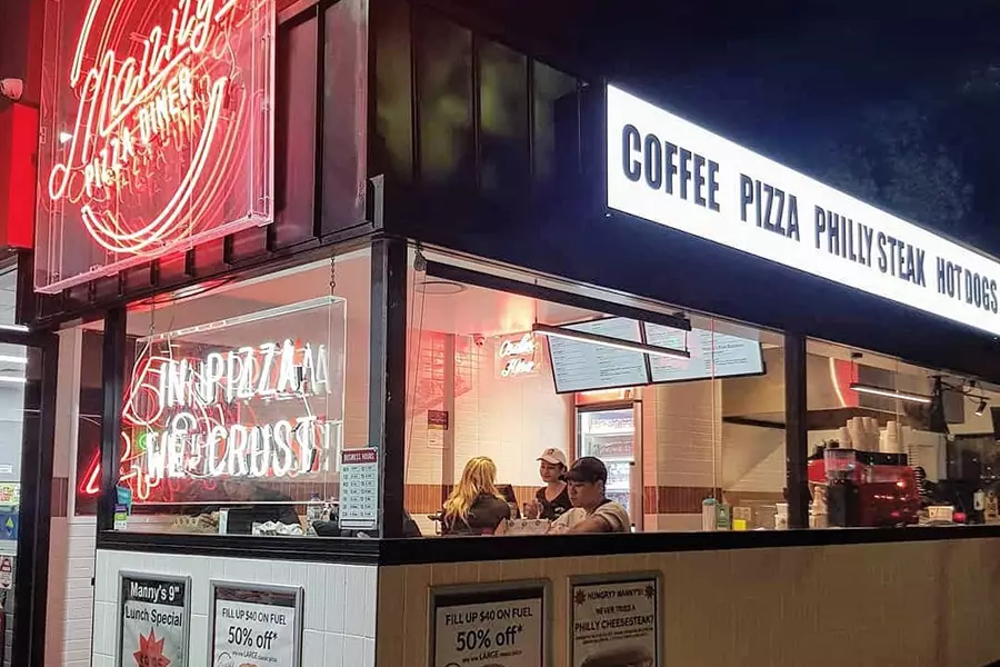 Mannys Pizza Diner Nattmat Sydney