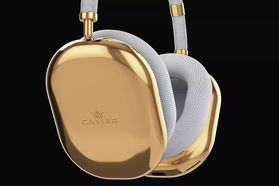 Caviar Pure Gold Airpods Max 銘文