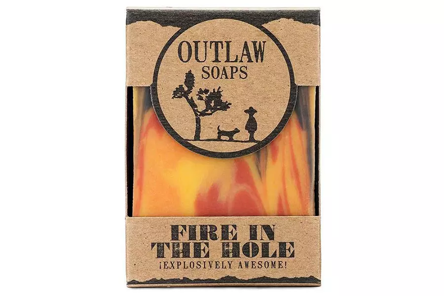 Fire in the Hole Whisky & Gunpowder Scented Soap