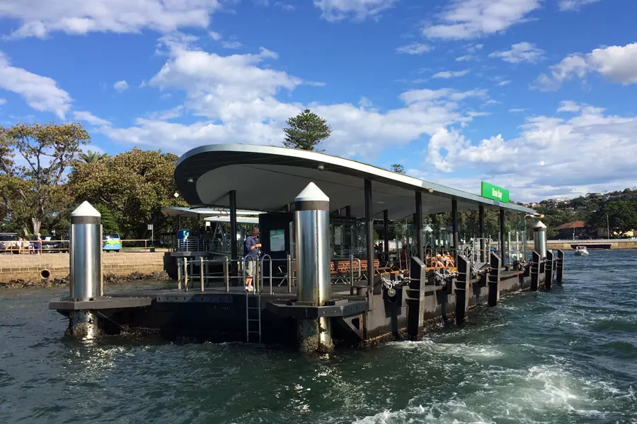 თევზაობა Rose Bay Ferry Wharf-ზე