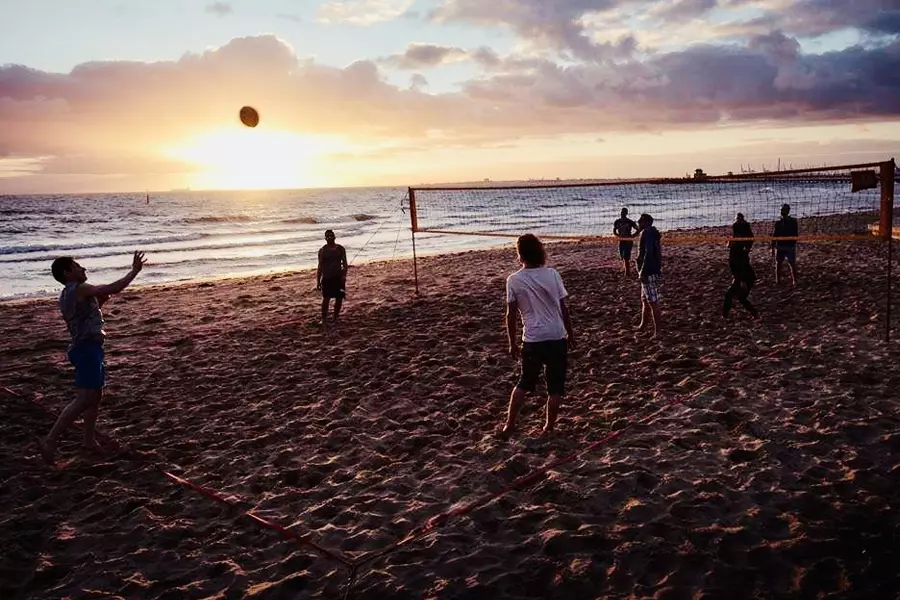 Flugpilko St Kilda Beach