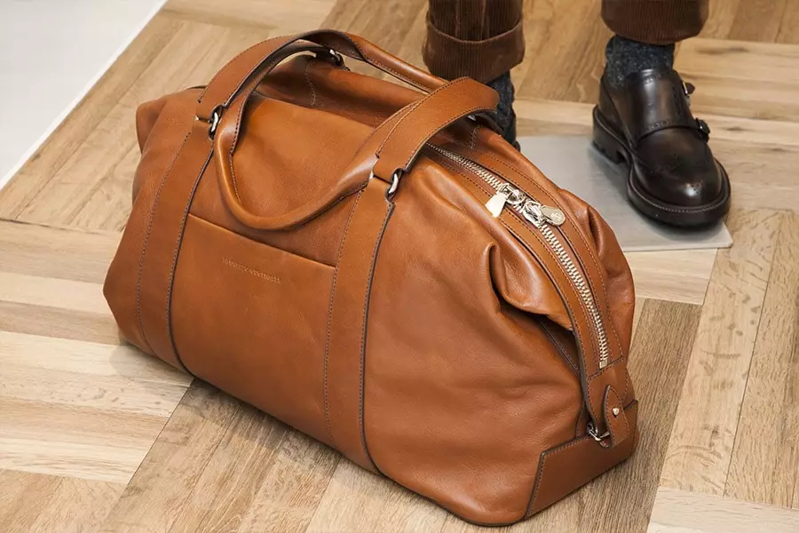 Brunello Cucinelli brown leather bag