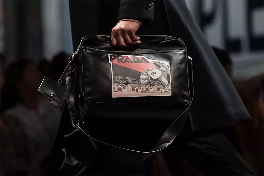 Prada Black Carry-on Shoulder Bag