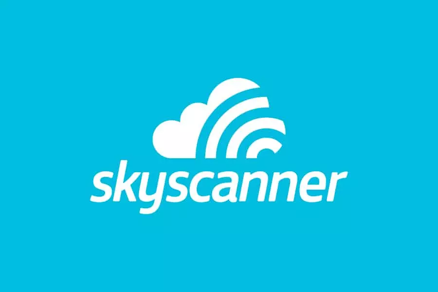 srovnání letů - logo skyscanner