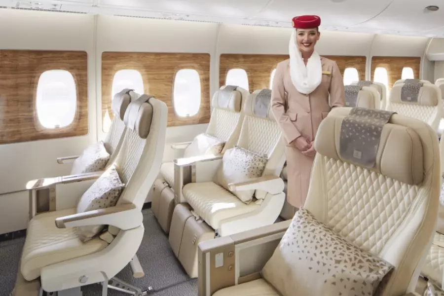 Inilabas ng Emirates ang Luxe New A380 Premium Economy Upgrade 6949_3