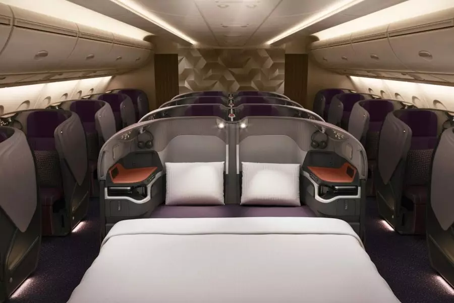 kumditajiet tal-klassi tan-negozju tal-linji tal-ajru ta' Singapor A380