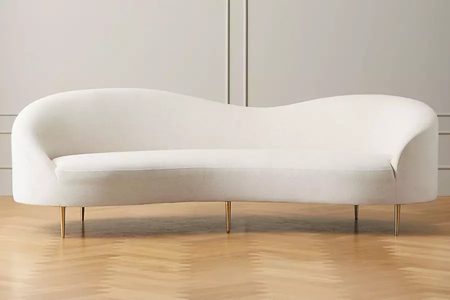 Ghế sofa CB2 Curvo Snow