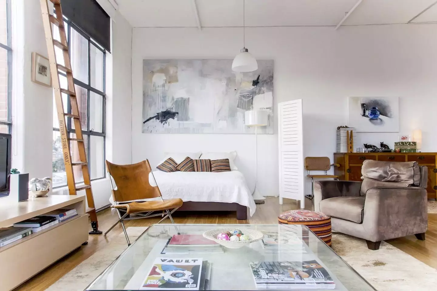 melbourne airbnb decorazione loft in stile newyorkese
