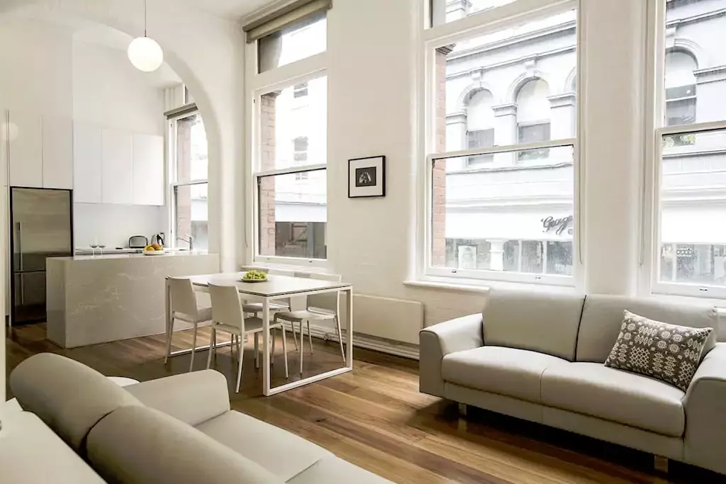 melbourne airbnb simpleng disenyo ng arkitektura
