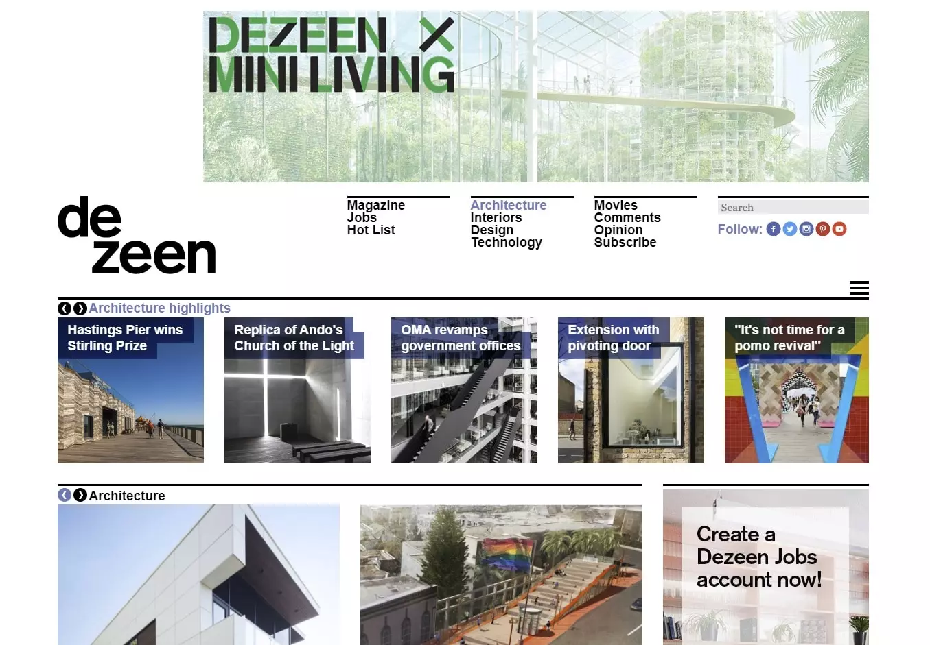 dezeen architecture blogs