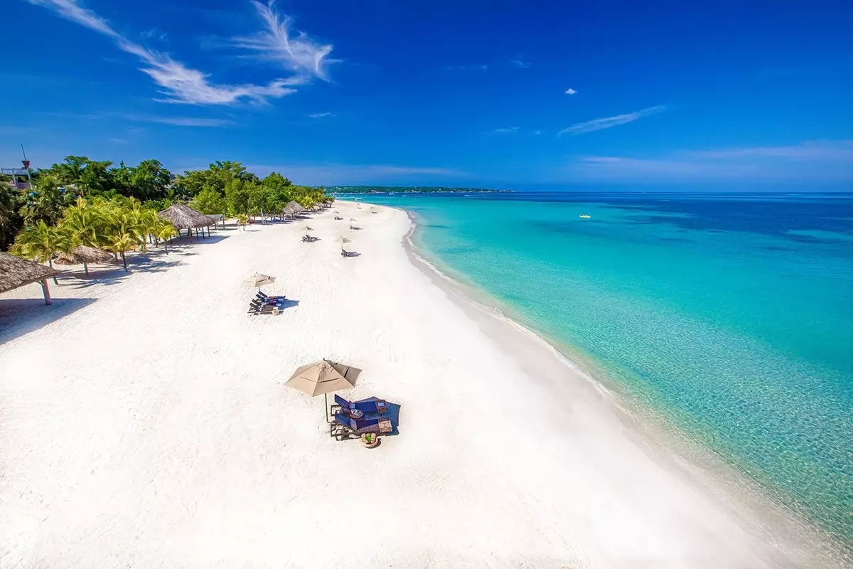 plaža od sedam milja na Jamajci