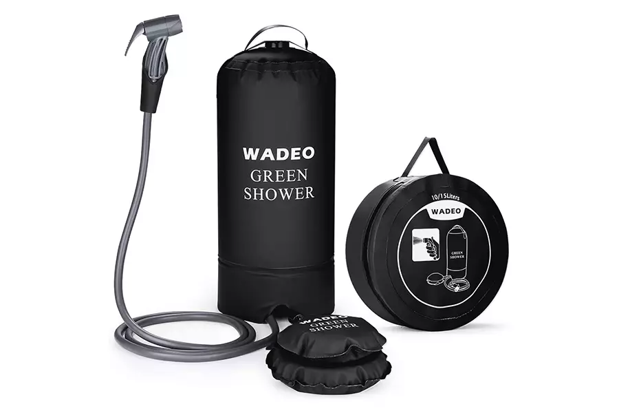 ຄູ່ມືຂອງຂວັນວັນຄຣິດສະມາດ Outdoorsman WADEO Camping Pressure Shower