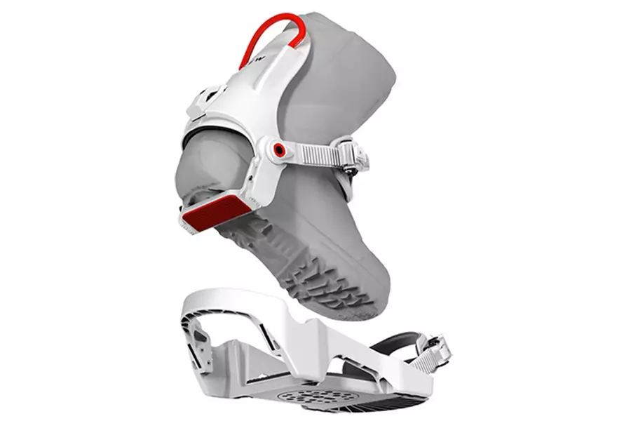 clew Snowboarding Binding back view