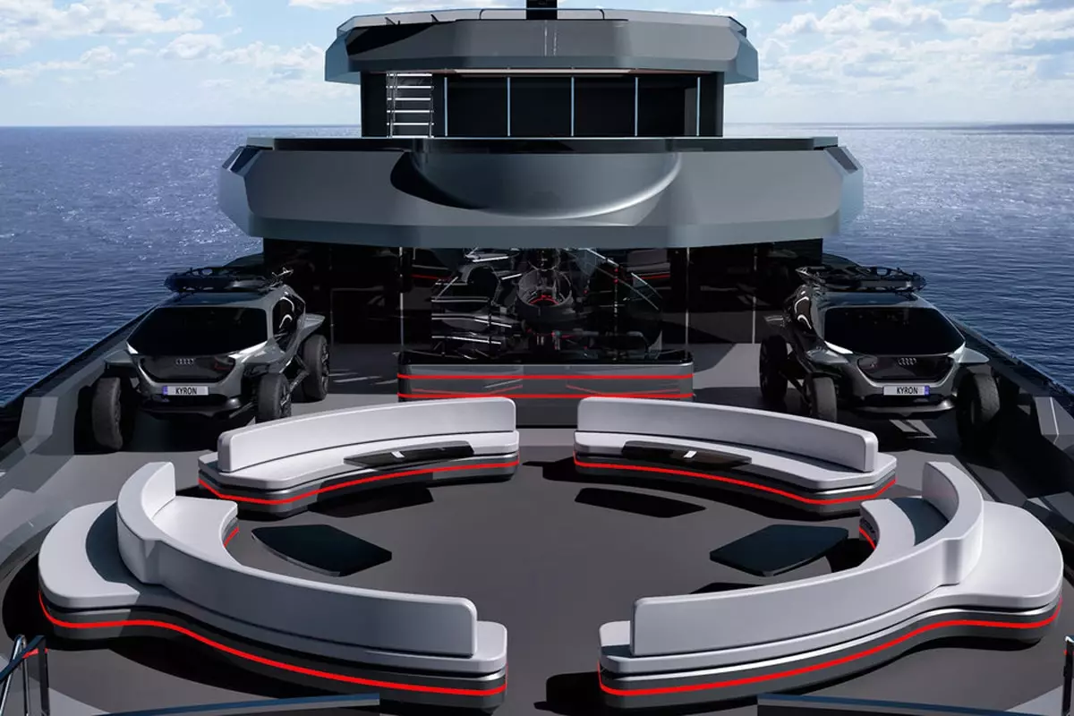 Kyron Design Nzuri Superyacht view deck