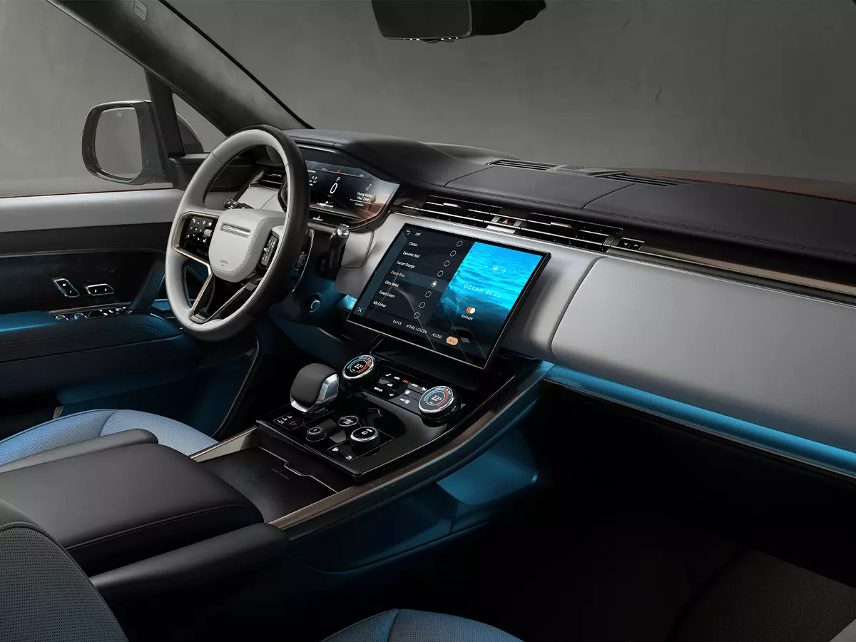 Novo interior do Range Rover Sport