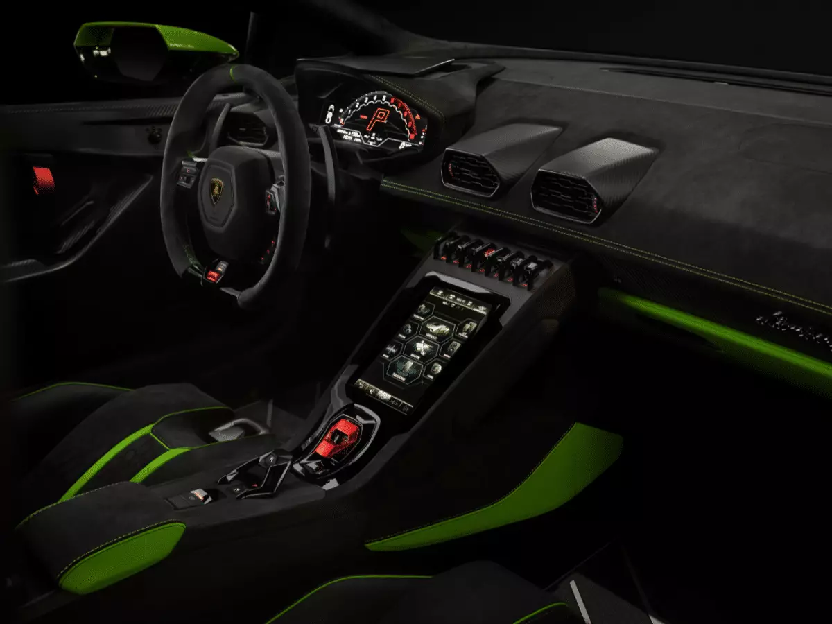 ផ្ទាំងគ្រប់គ្រងបច្ចេកទេស Lamborghini