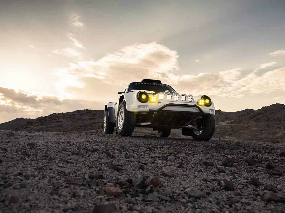 1991 porsche 911 964 baja prototype 1 nrog lub teeb