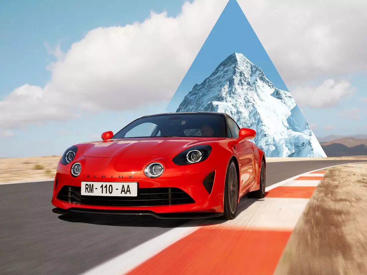 2022 alpine a110 спереду