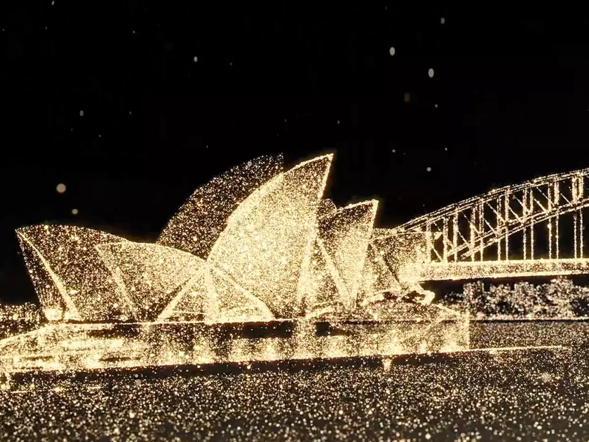 „Effervescence“-Installation von Moët & Chandon in Sydney