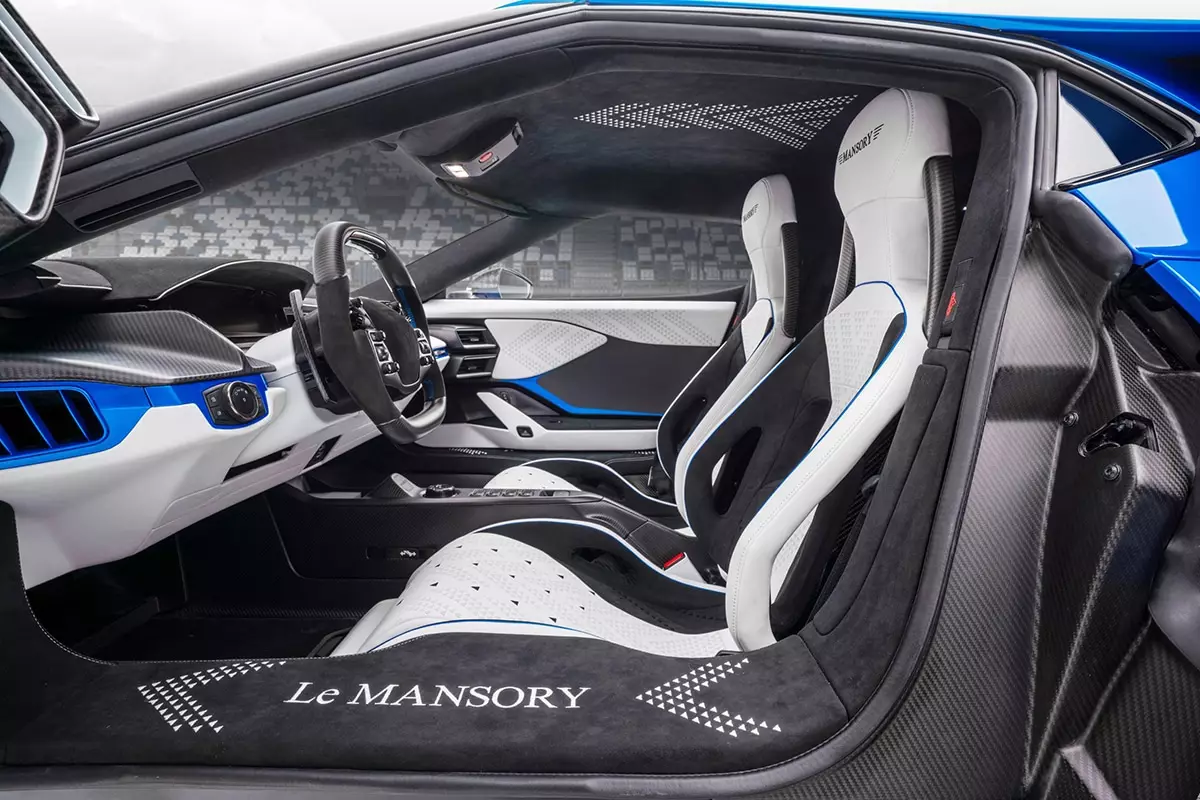 Mansory 700 морины хүчтэй нүүрстөрөгчийн Форд GT суперкар 8