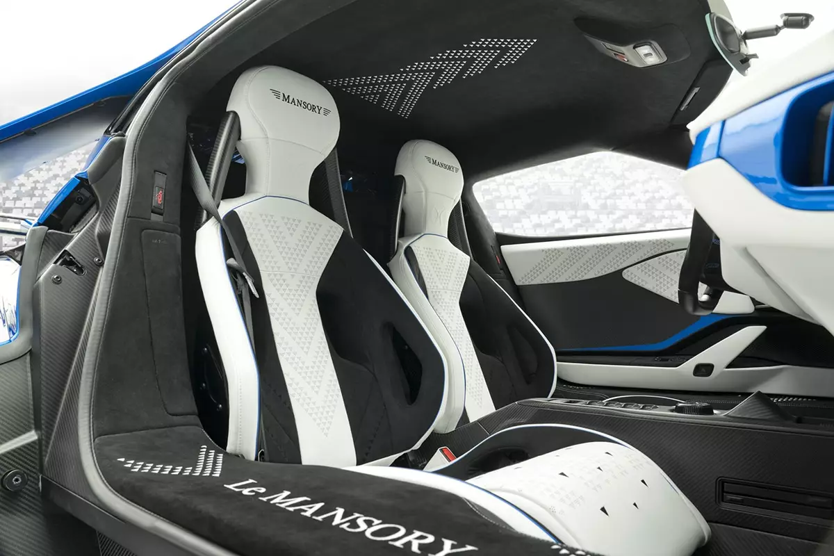 Mansory 700 морины хүчтэй нүүрстөрөгчийн Форд GT суперкар 6
