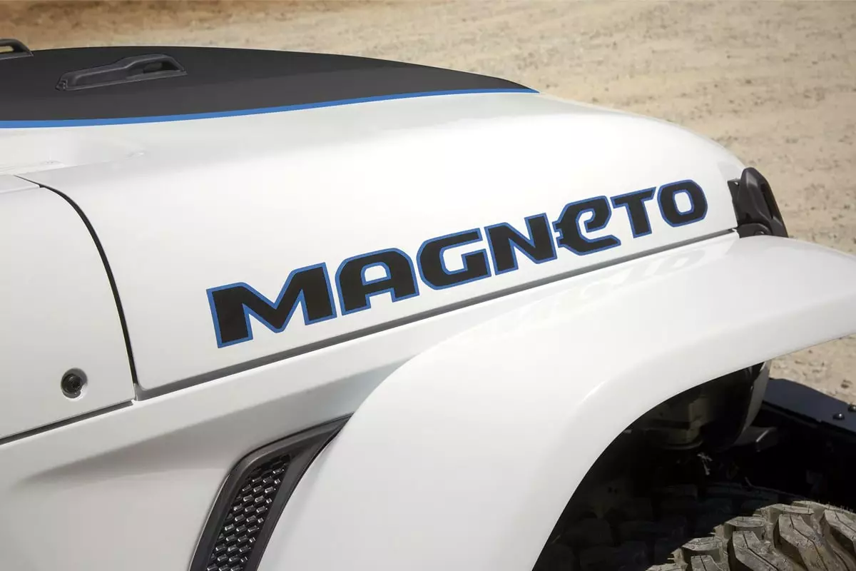 2 jeep magneto elektrický wrangler koncept