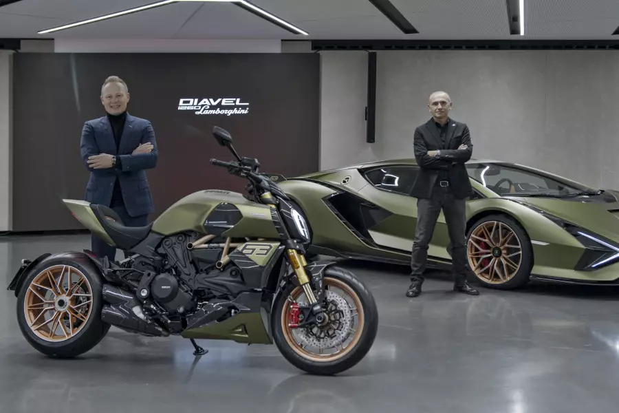 Ducati һәм Lamborghini Team Diavel 1260 өчен чикләнгән чыгарылыш 8197_1
