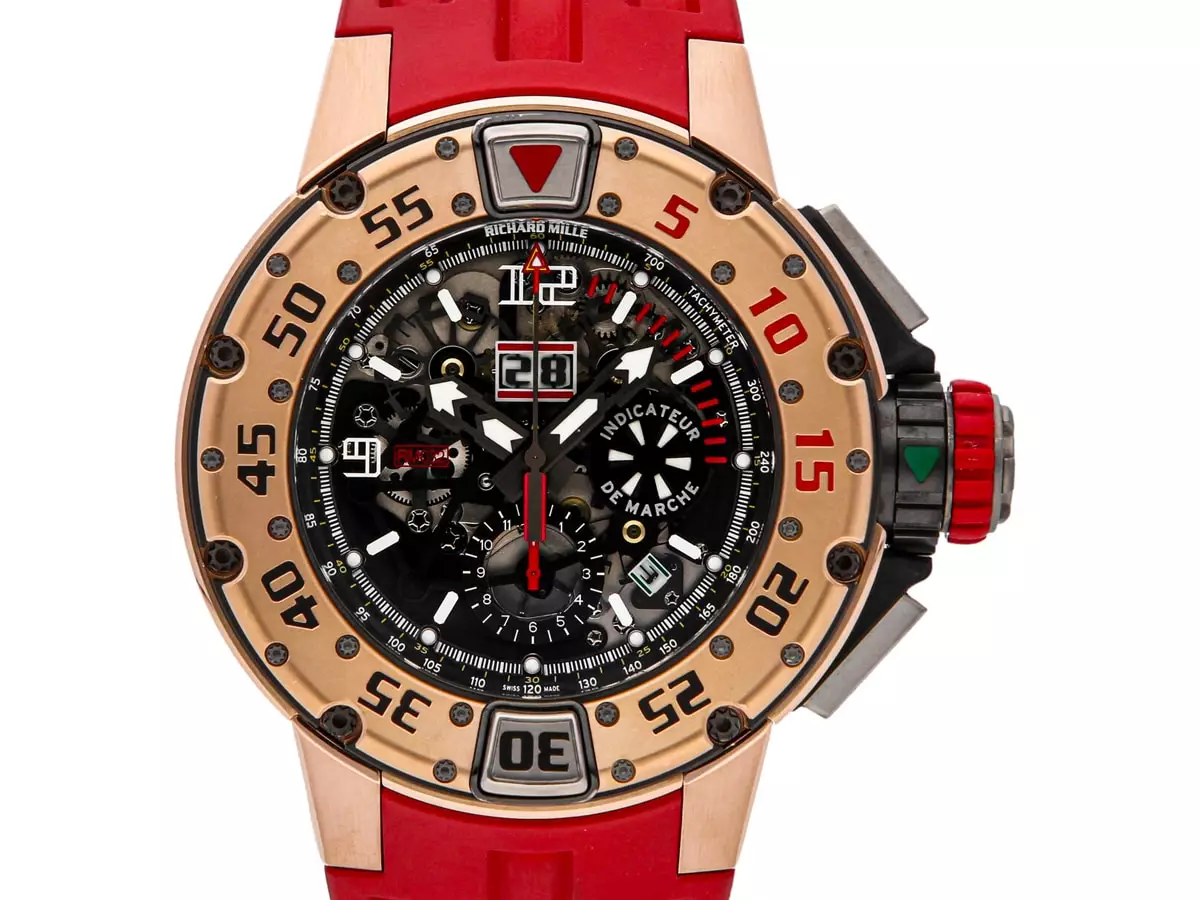 Richard mille rm 032 flyback chronograph diver auto goridhe