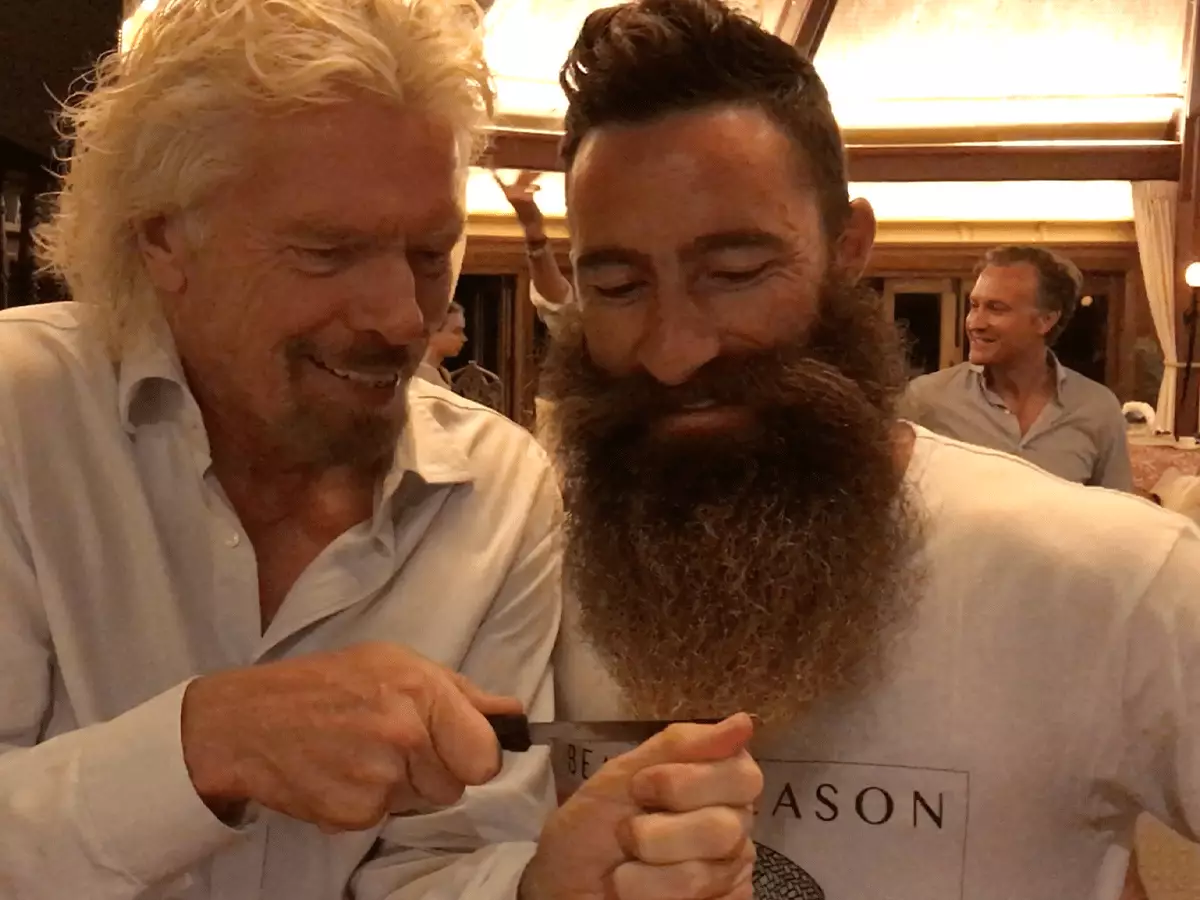 Sezon na brodę Richard Branson