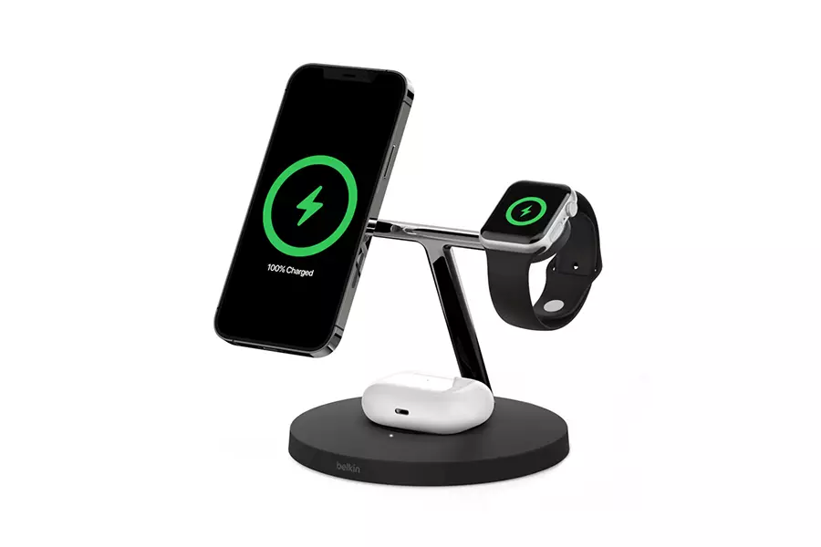 Belkin BOOST Charge Wireless Charging Stand + Speaker Christmas Gift Guide Head Tech
