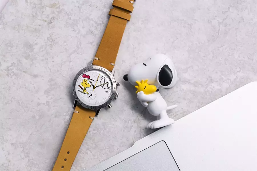 bawiin ang x peanuts watch leather strap