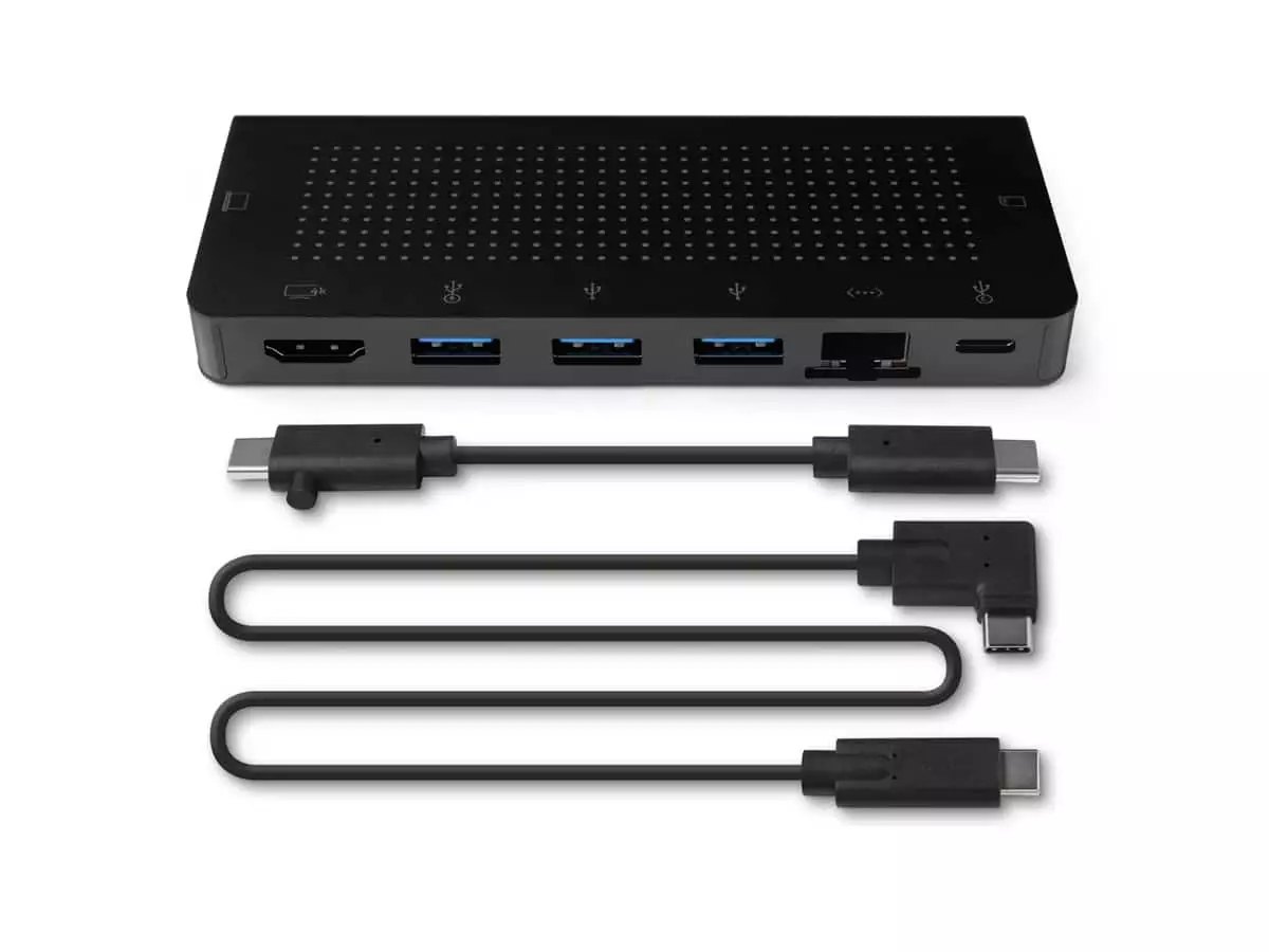 Tólf suður staygo usb c hub með 1m snúru