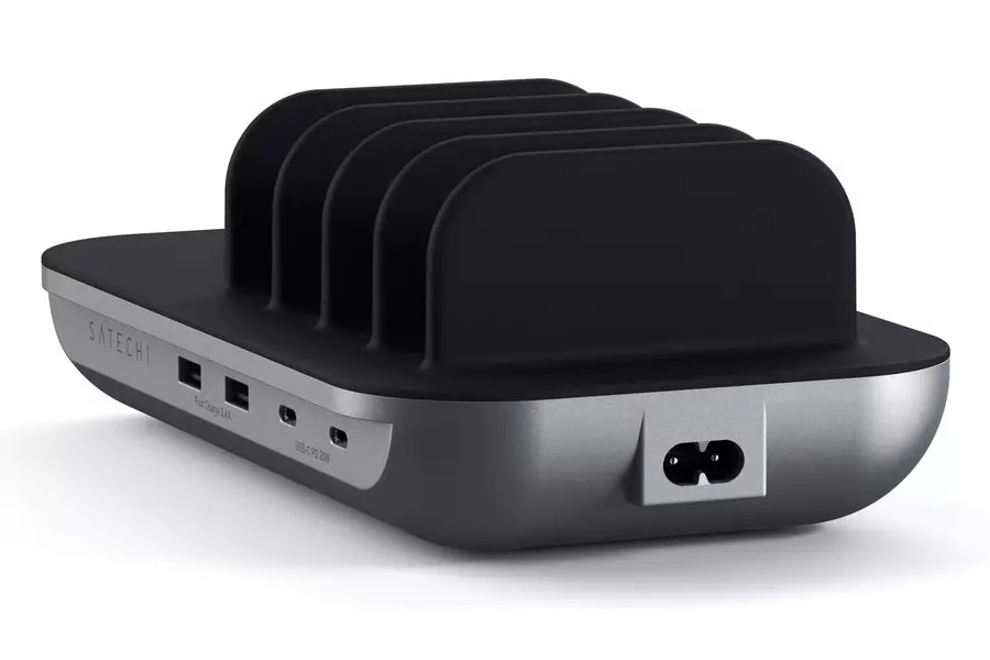 Satetchi 5 Dock Charging Station ត្រលប់មកវិញ