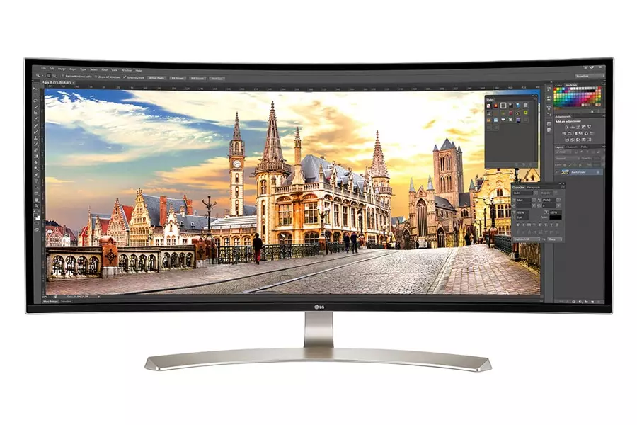 LG zakrivljeni UltraWide QHD+ IPS monitor