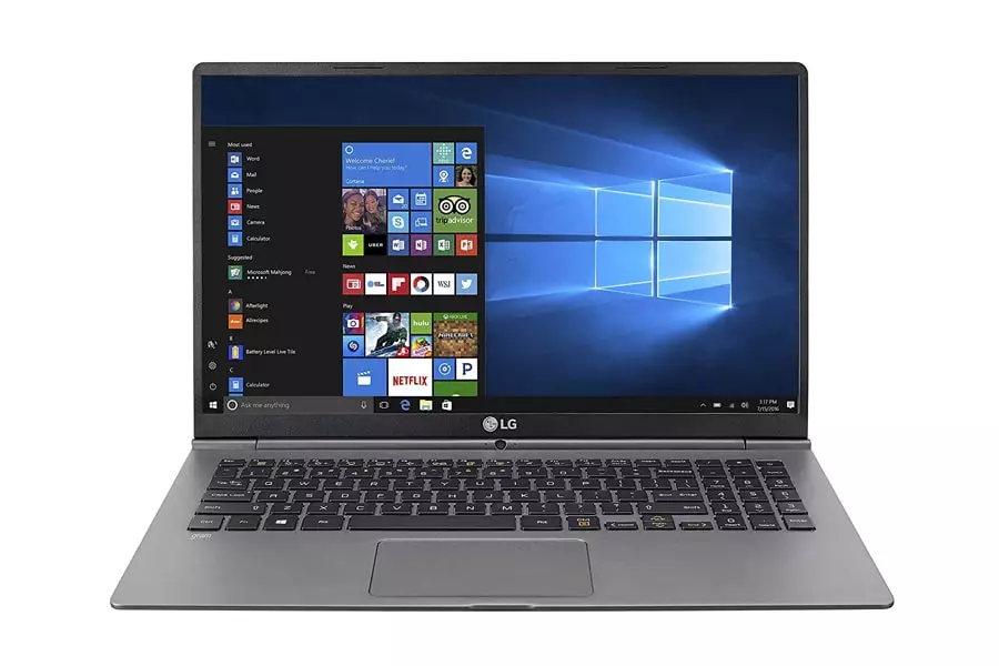 LG Gram 15.6 Laptop layar rampa