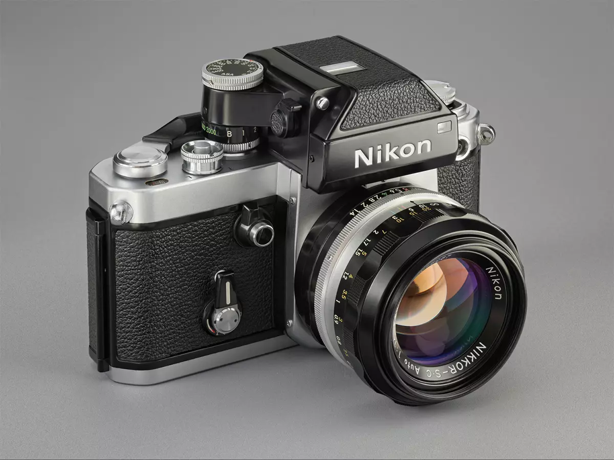 ምርጥ ባህላዊ የፊልም ካሜራዎች nikon f2 photomic 35mm ፊልም ካሜራ