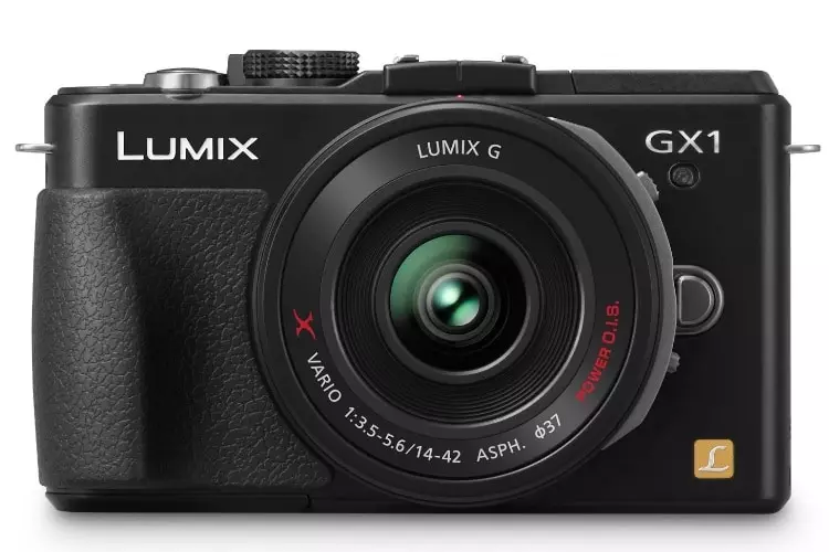 lumix gx1 lato anteriore della fotocamera