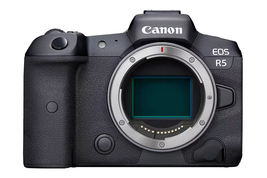 Canon Mirrorless EOS R5 body lang