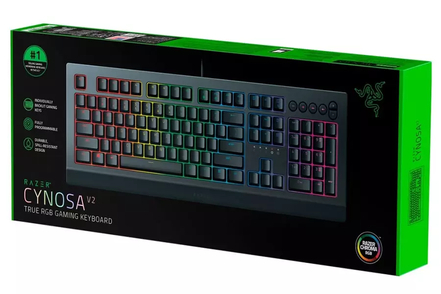 جعبه Razer Cynosa V2