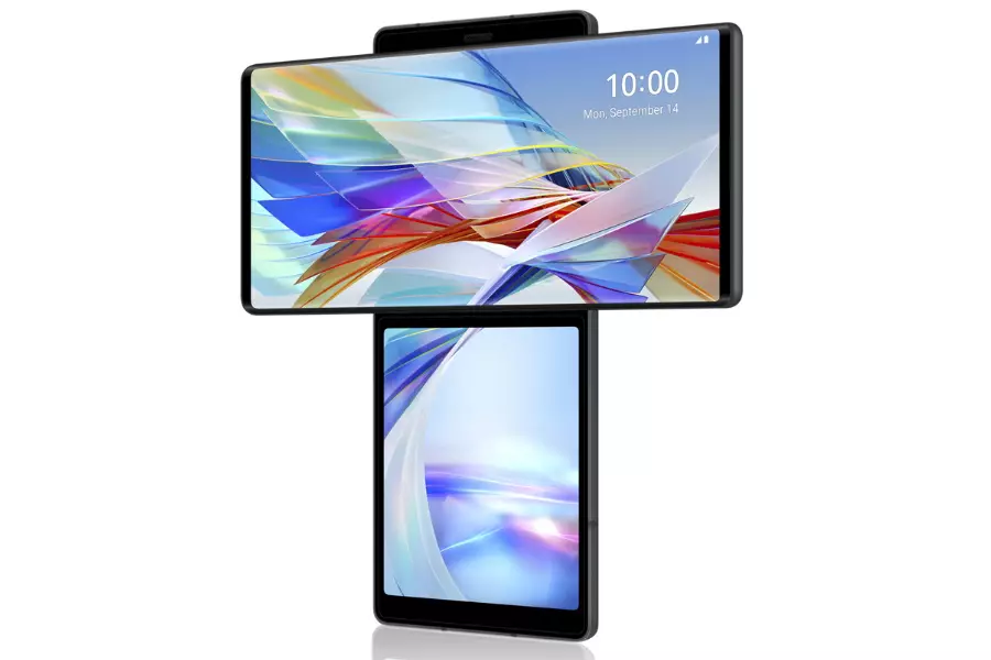 LG Wing smartphone de tela dupla