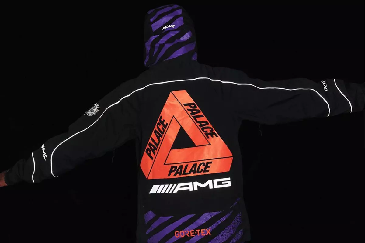 Palace x mercedes amg outfit 3