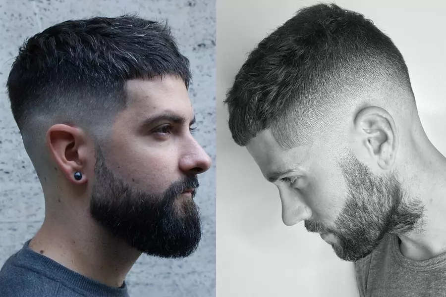 corte de cabelo curto para homem vista lateral