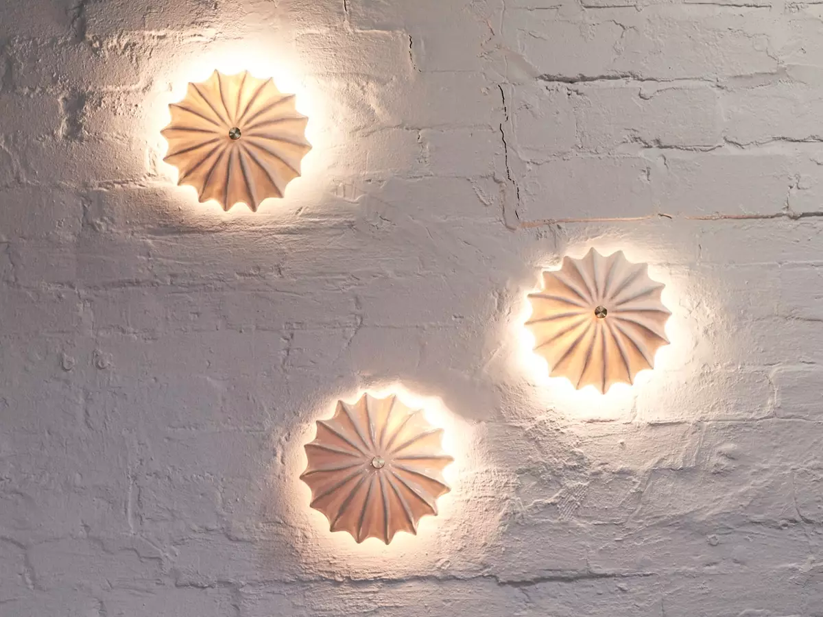 Milly dent wall lamps
